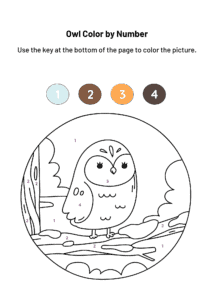 20+ Free Printable Color by Number Pages