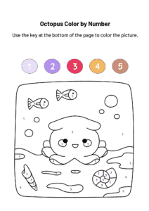 20+ Free Printable Color by Number Pages