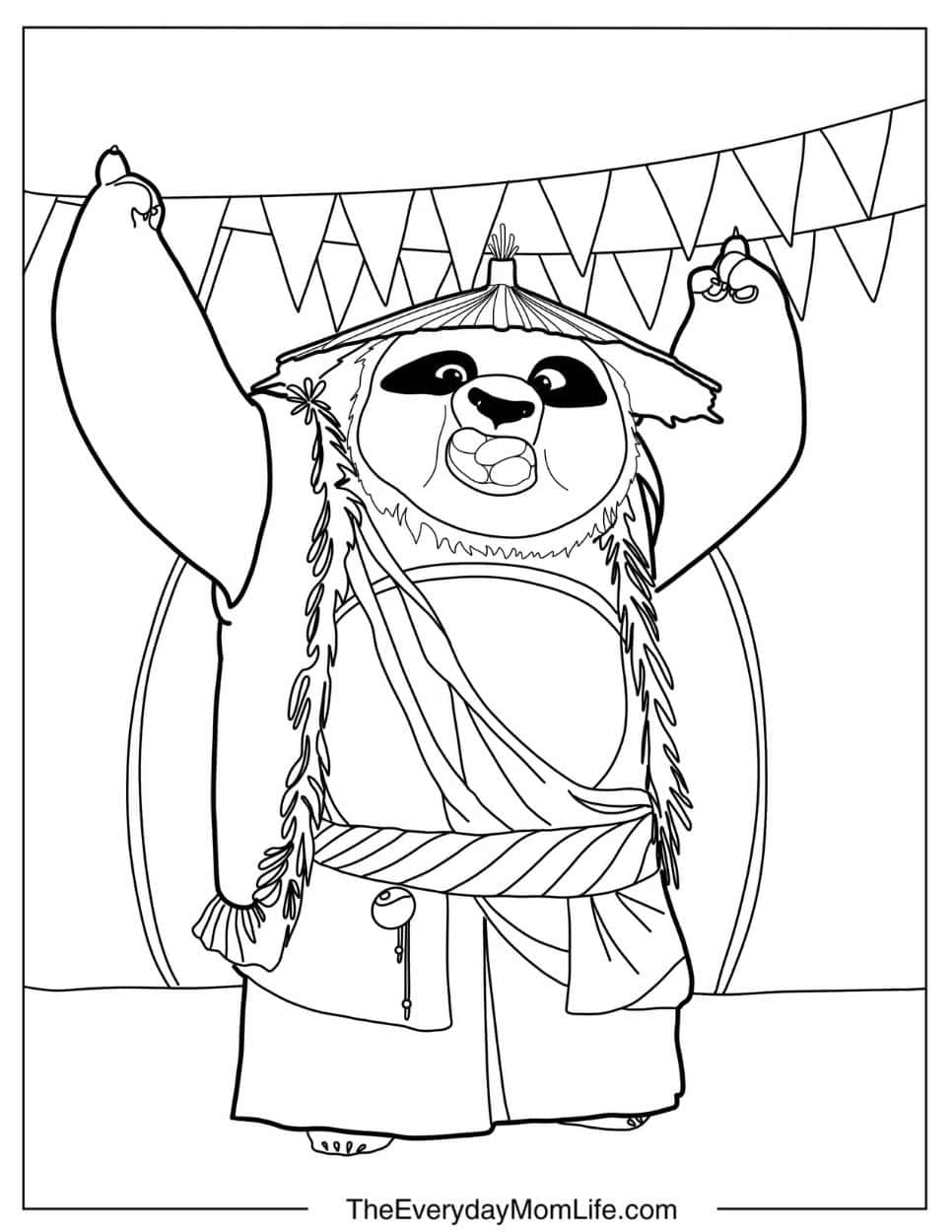 30 Free Printable Kung Fu Panda Coloring Pages
