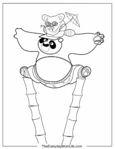 30 Free Printable Kung Fu Panda Coloring Pages