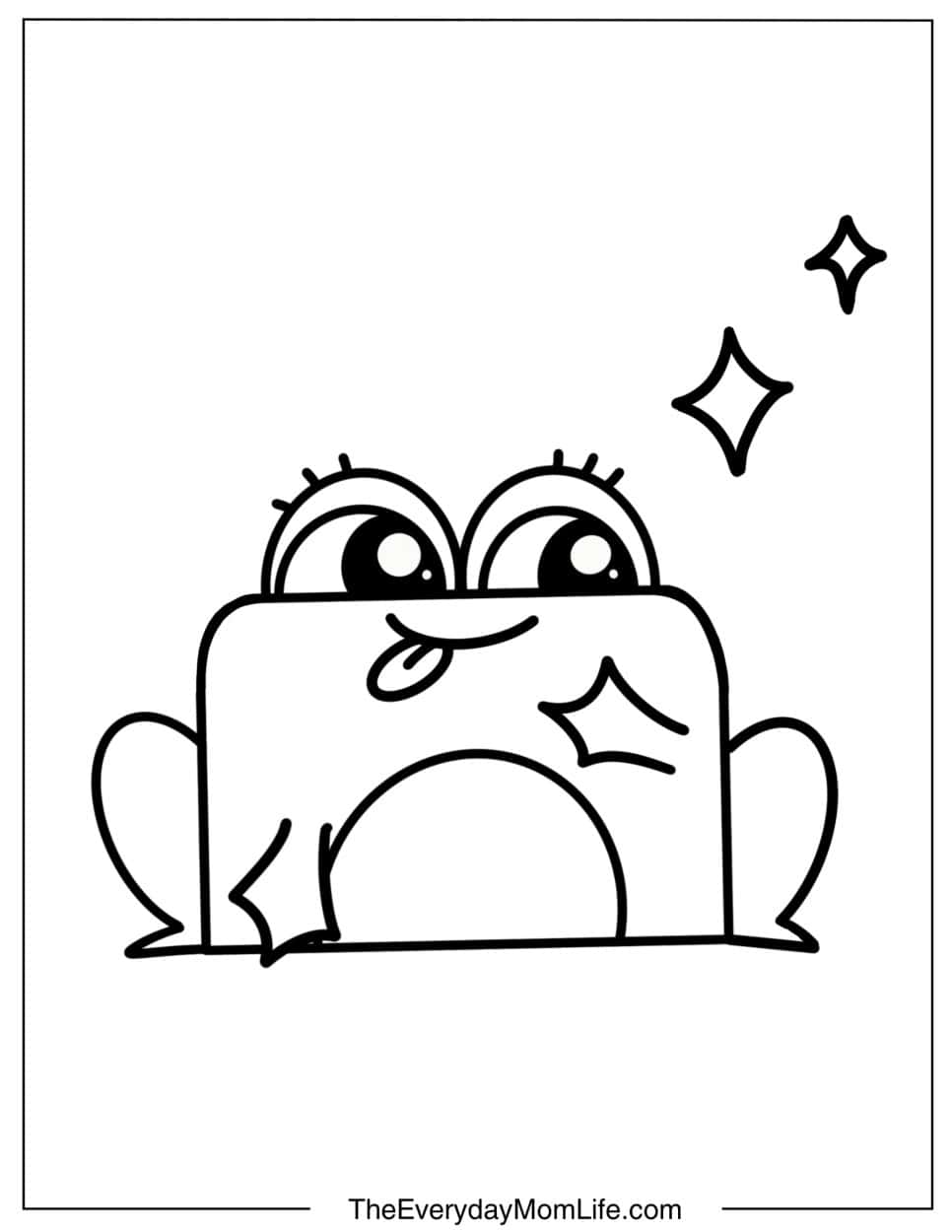 36 PDF Printable Frog Coloring Pages - The Everyday Mom Life