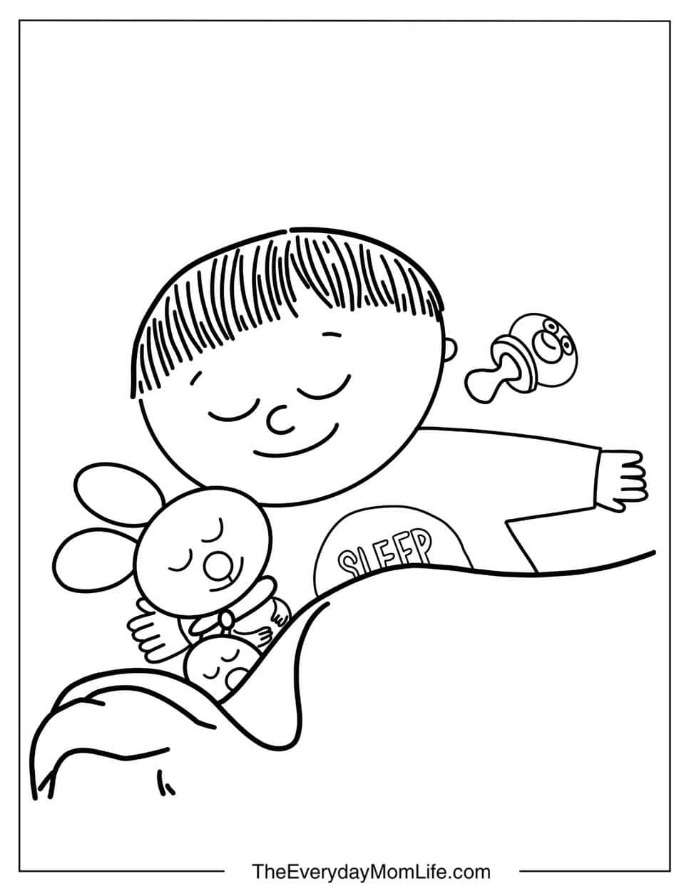 PDF Printable Baby Coloring Pages