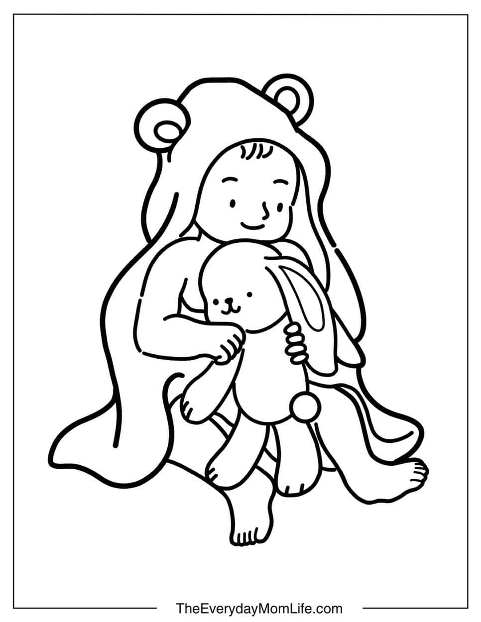 PDF Printable Baby Coloring Pages