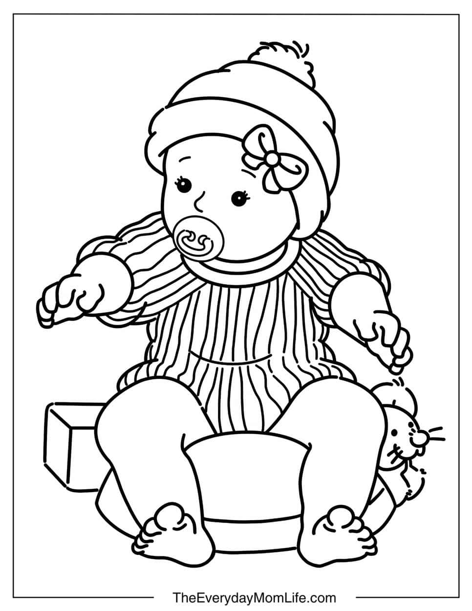 PDF Printable Baby Coloring Pages