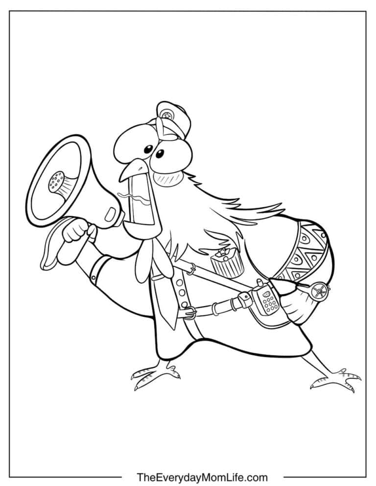 Chicken Coloring Pages for Kids (Free PDF) - The Everyday Mom Life