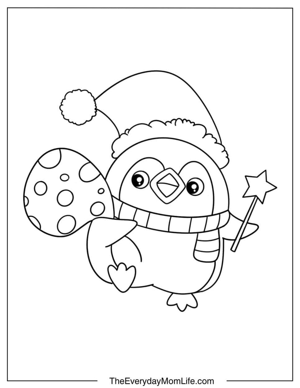 Penguin Coloring Pages For Kids (Free PDF)