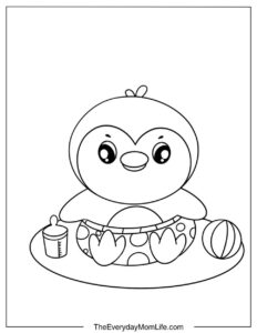 Penguin Coloring Pages For Kids (Free PDF)