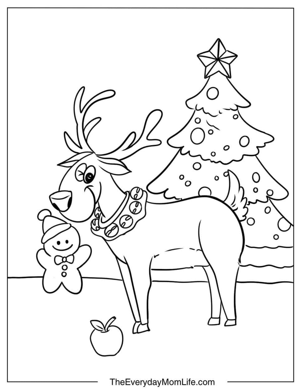 Free Printable PDF Deer Coloring Pages