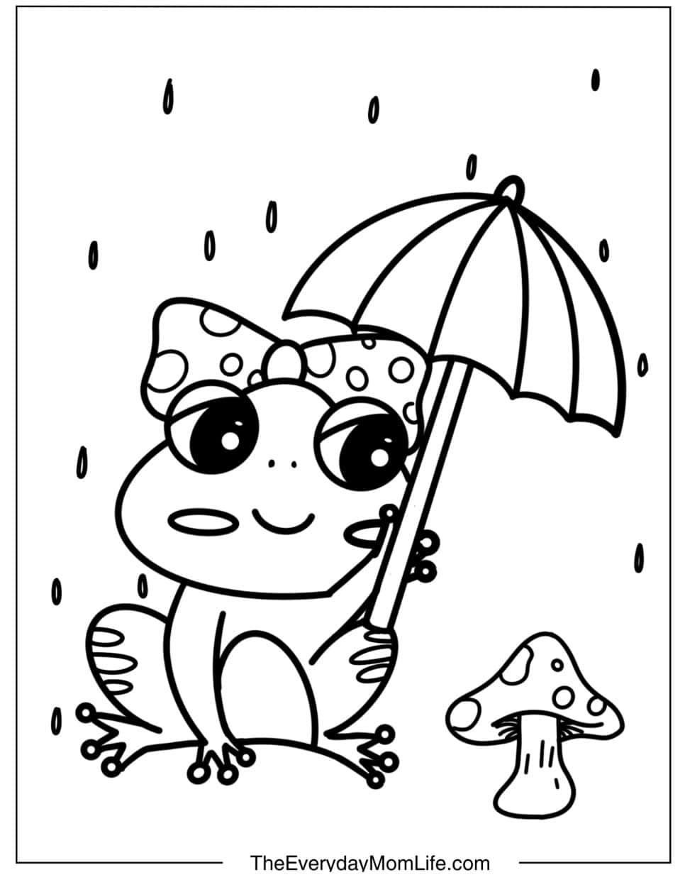 36 PDF Printable Frog Coloring Pages - The Everyday Mom Life