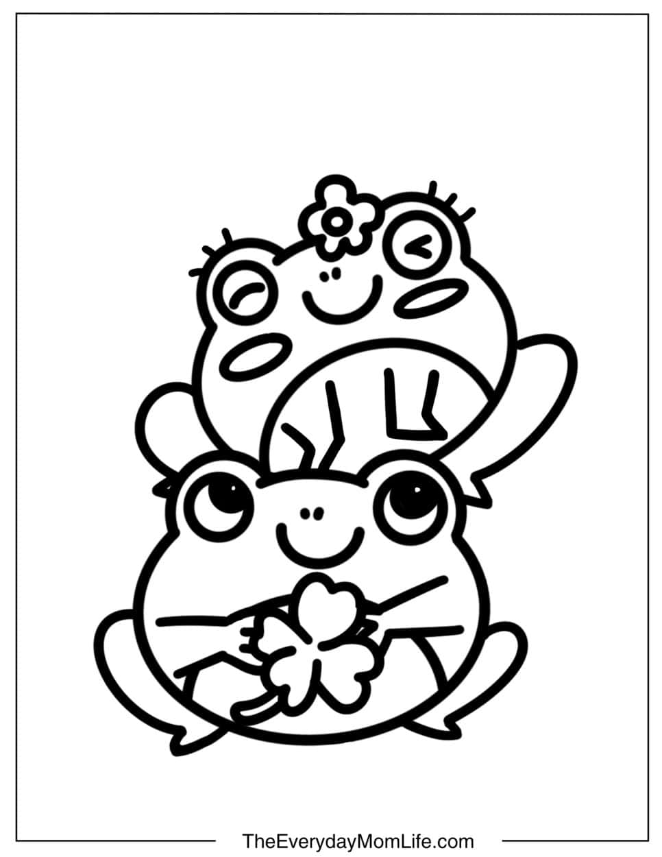 36 PDF Printable Frog Coloring Pages - The Everyday Mom Life