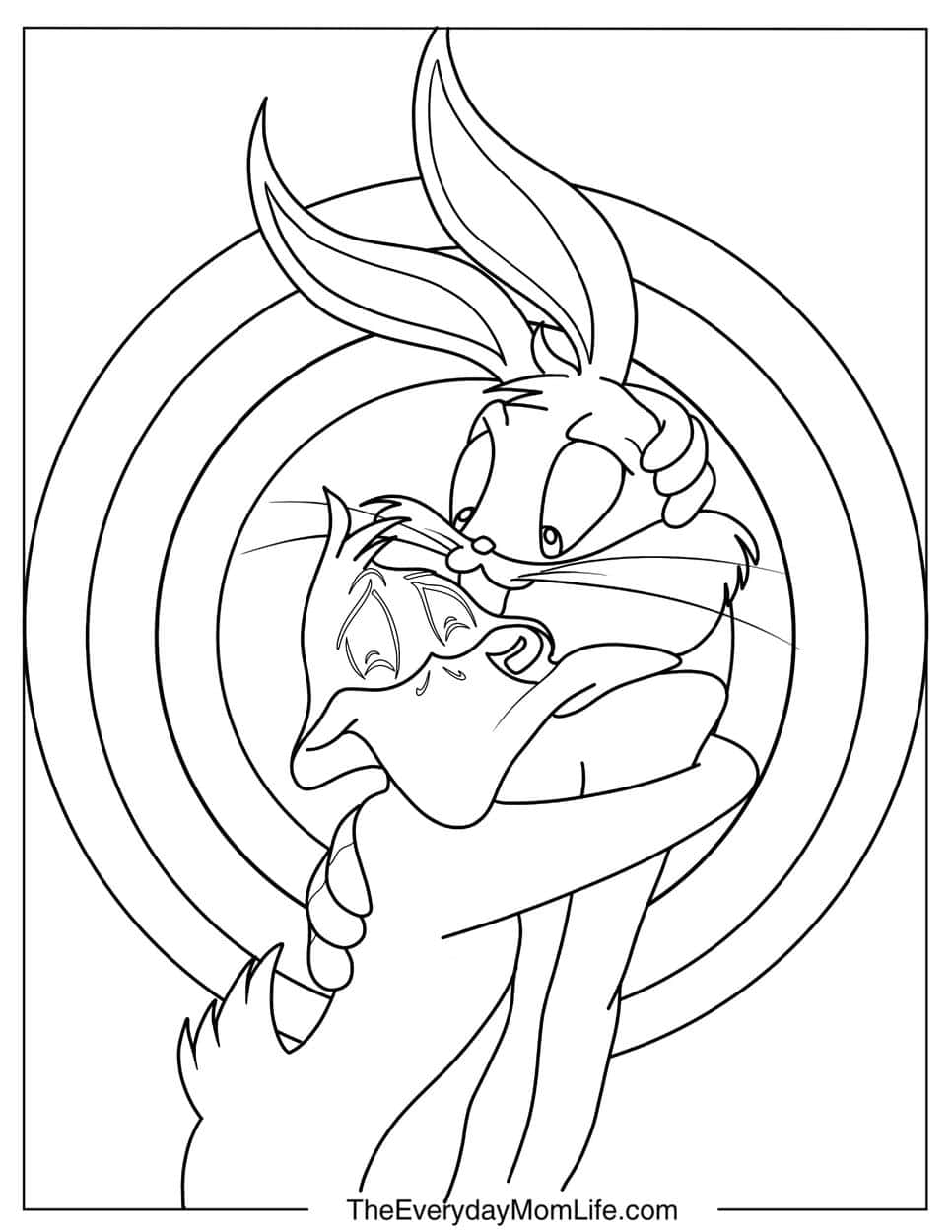 PDF Printable Duck Coloring Pages - The Everyday Mom Life