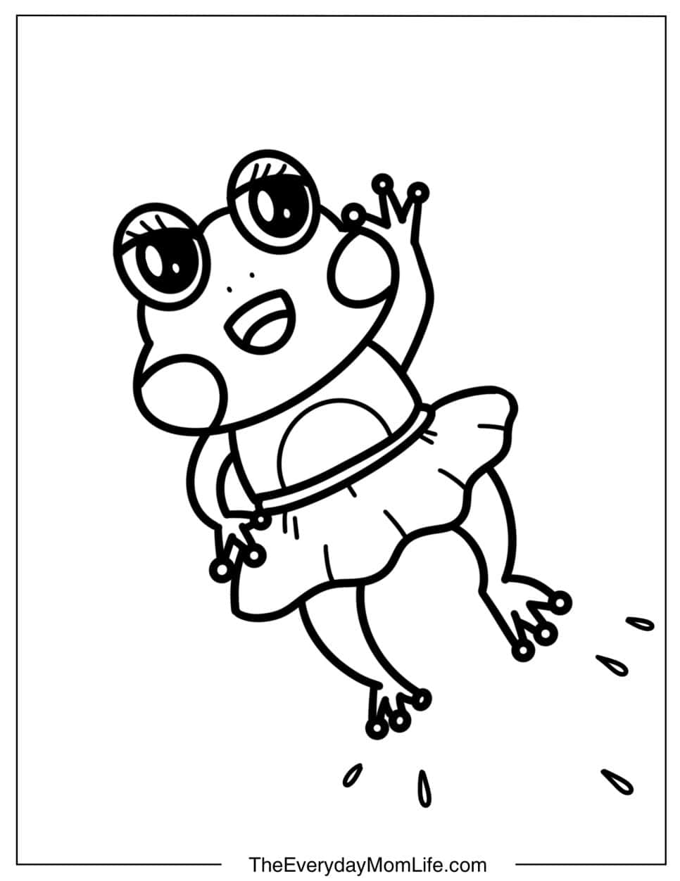 36 PDF Printable Frog Coloring Pages - The Everyday Mom Life