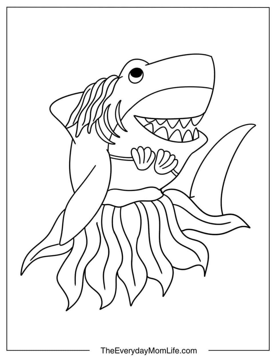 Shark Coloring Pages for Kids (Free PDF)