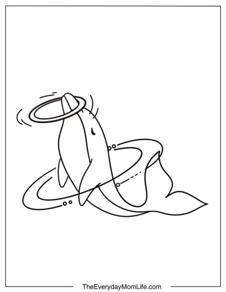 Free Printable Dolphin Coloring Pages