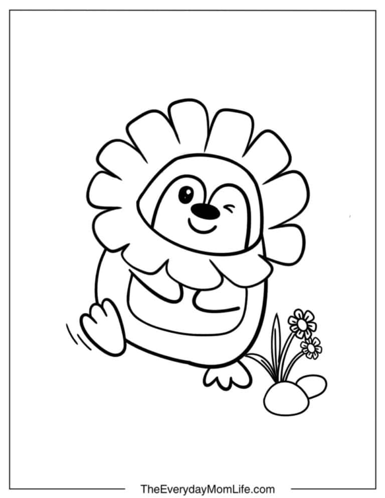 Penguin Coloring Pages For Kids (Free PDF)