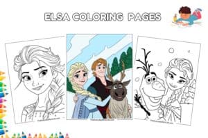 35 PDF Printable Elsa Coloring Pages - The Everyday Mom Life