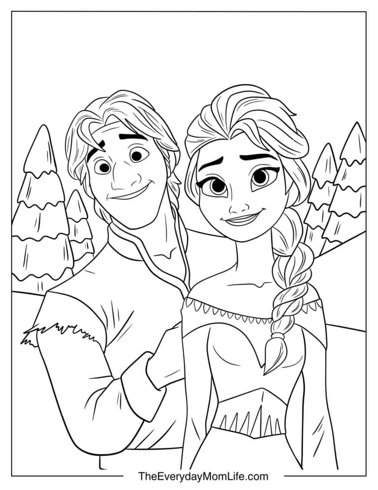 35 PDF Printable Elsa Coloring Pages - The Everyday Mom Life