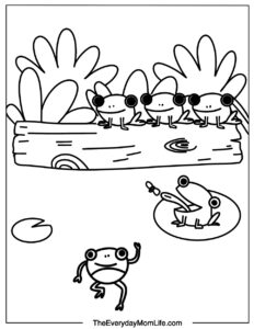 36 PDF Printable Frog Coloring Pages - The Everyday Mom Life