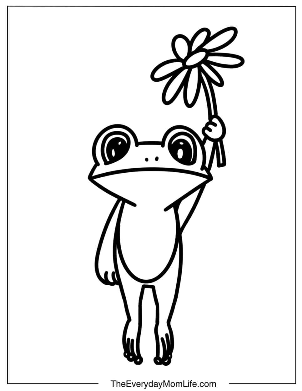 36 PDF Printable Frog Coloring Pages - The Everyday Mom Life