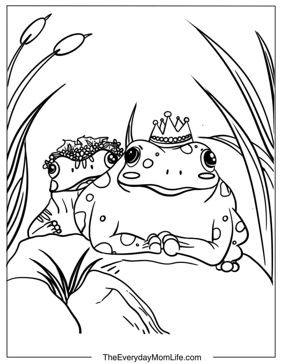 36 PDF Printable Frog Coloring Pages - The Everyday Mom Life