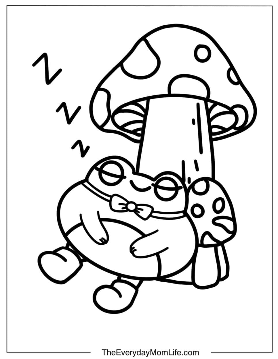 36 PDF Printable Frog Coloring Pages - The Everyday Mom Life