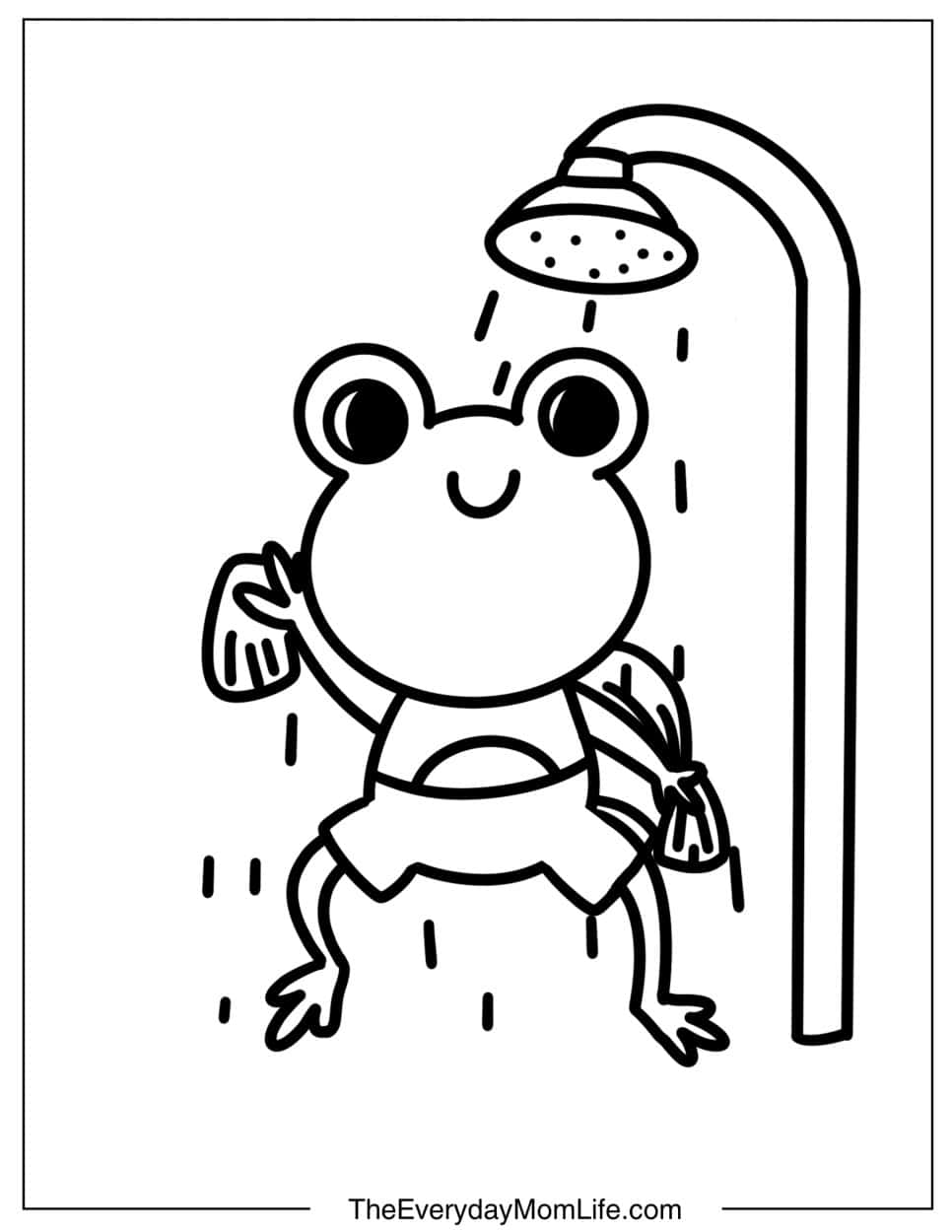 36 PDF Printable Frog Coloring Pages - The Everyday Mom Life