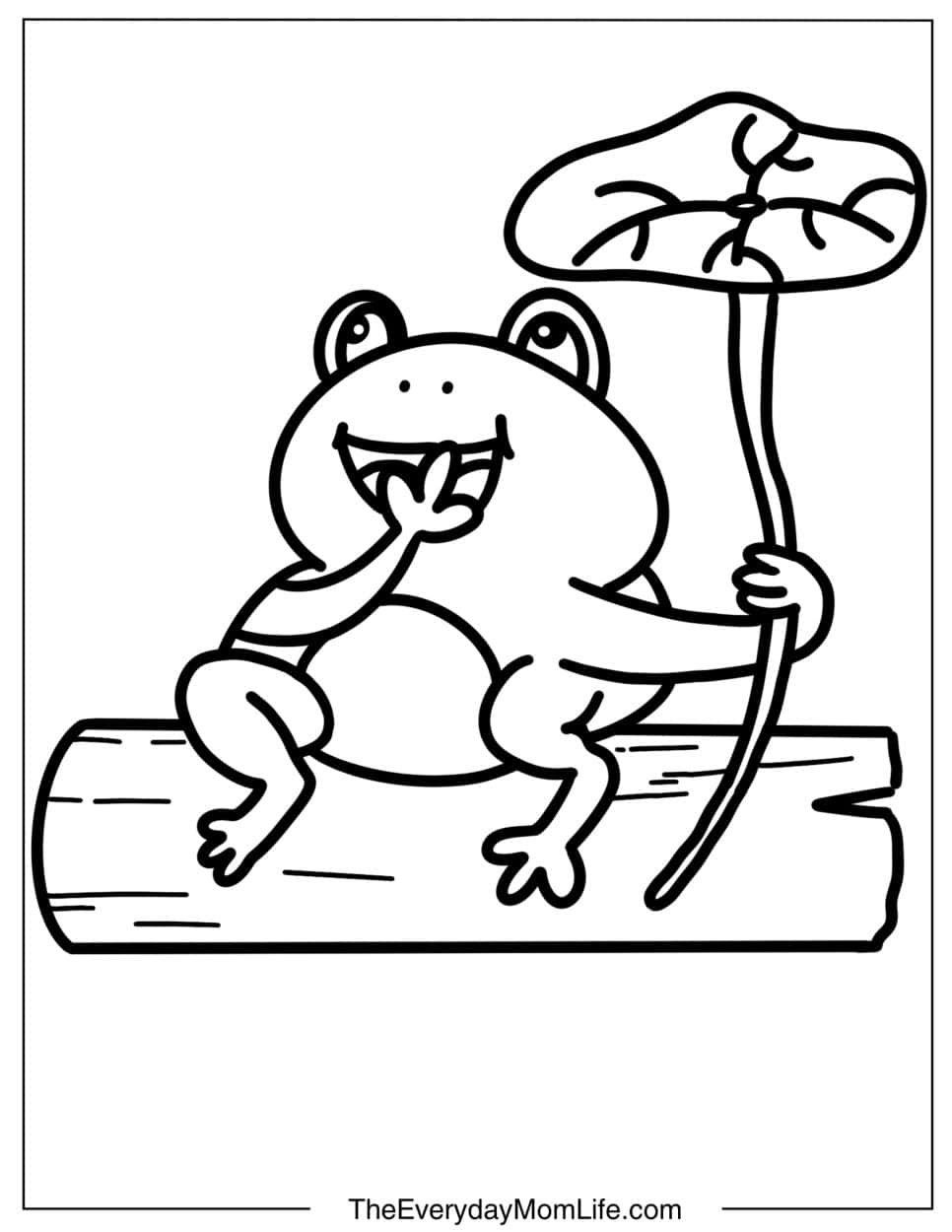 36 PDF Printable Frog Coloring Pages - The Everyday Mom Life