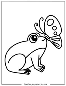 36 PDF Printable Frog Coloring Pages - The Everyday Mom Life