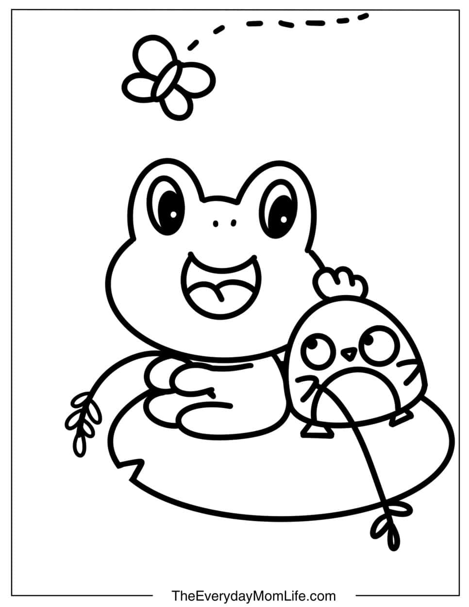36 PDF Printable Frog Coloring Pages - The Everyday Mom Life