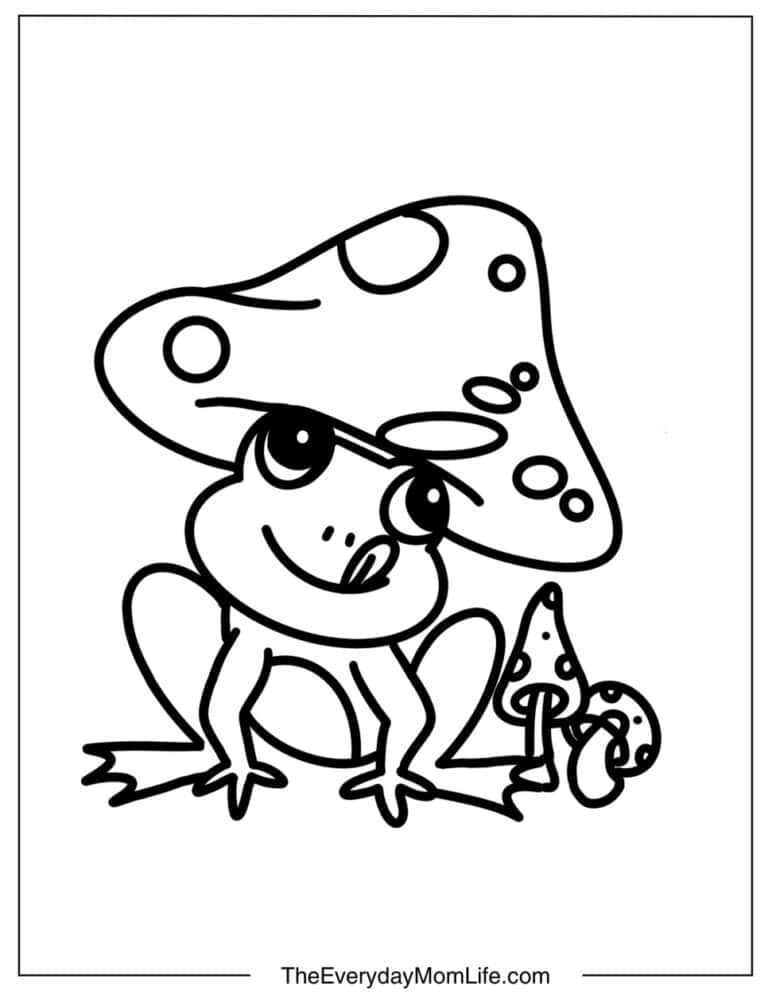 36 PDF Printable Frog Coloring Pages - The Everyday Mom Life