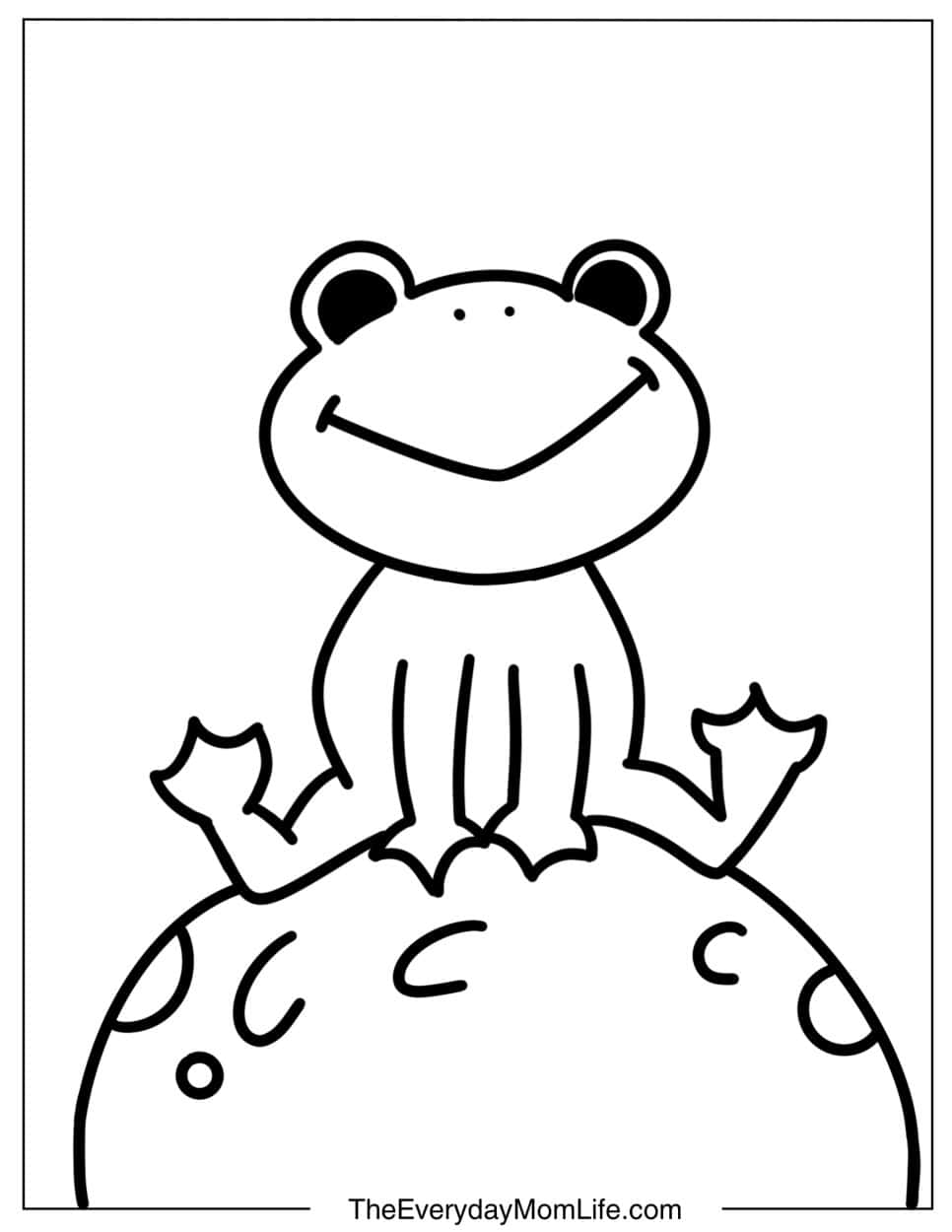 36 PDF Printable Frog Coloring Pages - The Everyday Mom Life