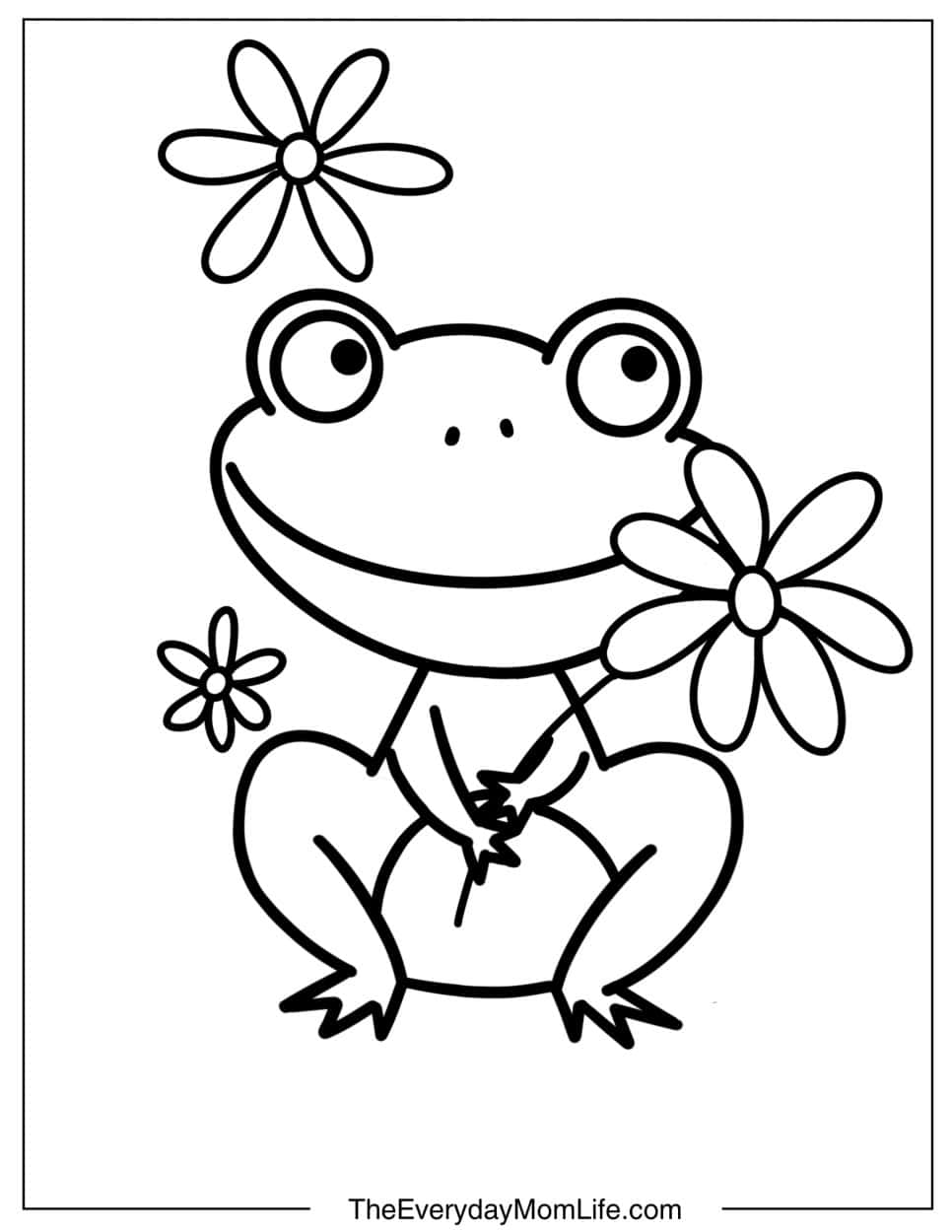 36 PDF Printable Frog Coloring Pages - The Everyday Mom Life