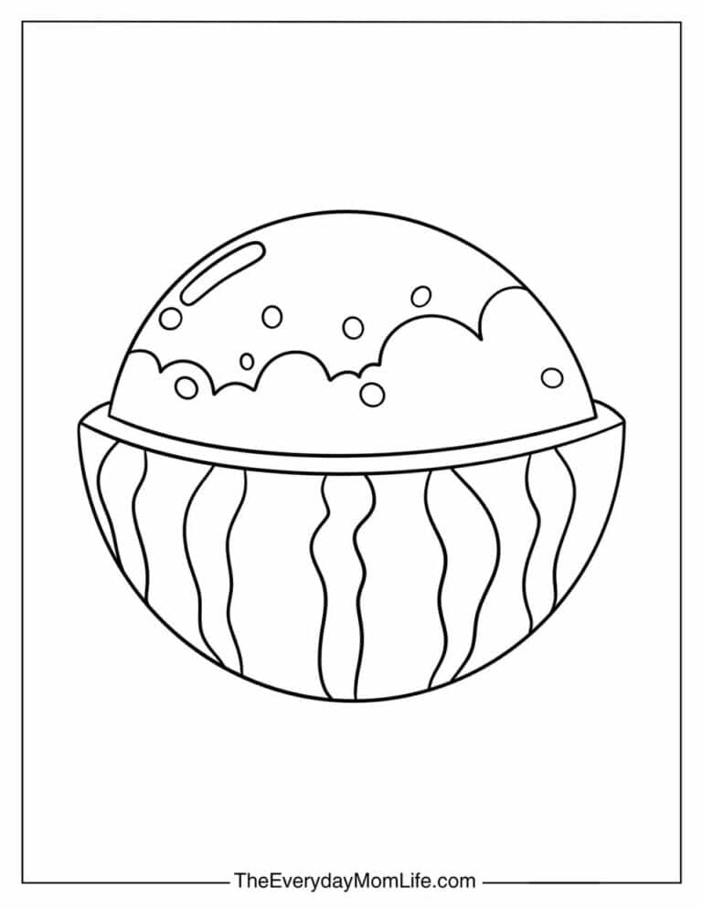 Watermelon Coloring Pages for Kids (Free PDF)