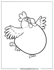 Chicken Coloring Pages for Kids (Free PDF) - The Everyday Mom Life