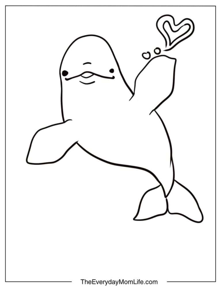 Free Printable Dolphin Coloring Pages