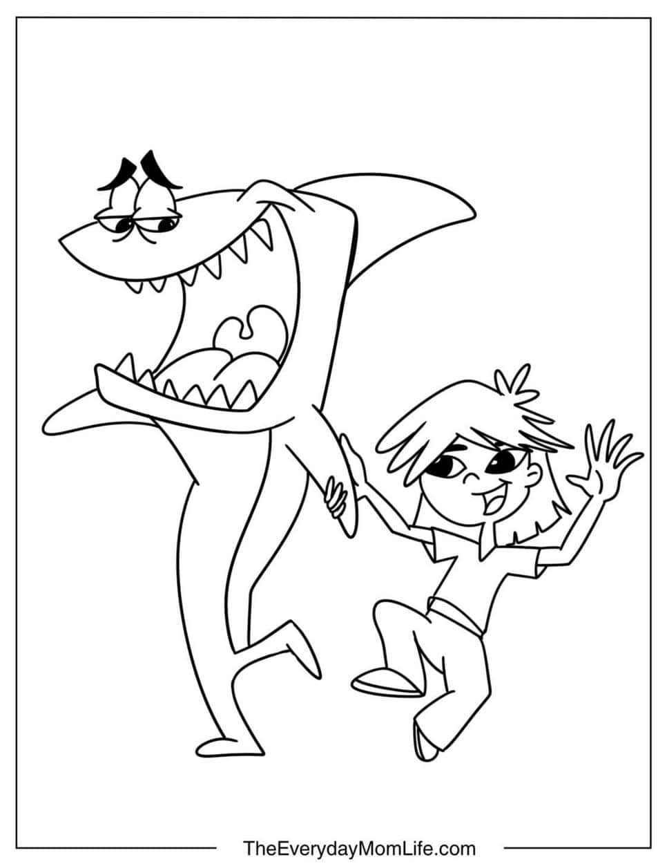 Shark Coloring Pages for Kids (Free PDF)
