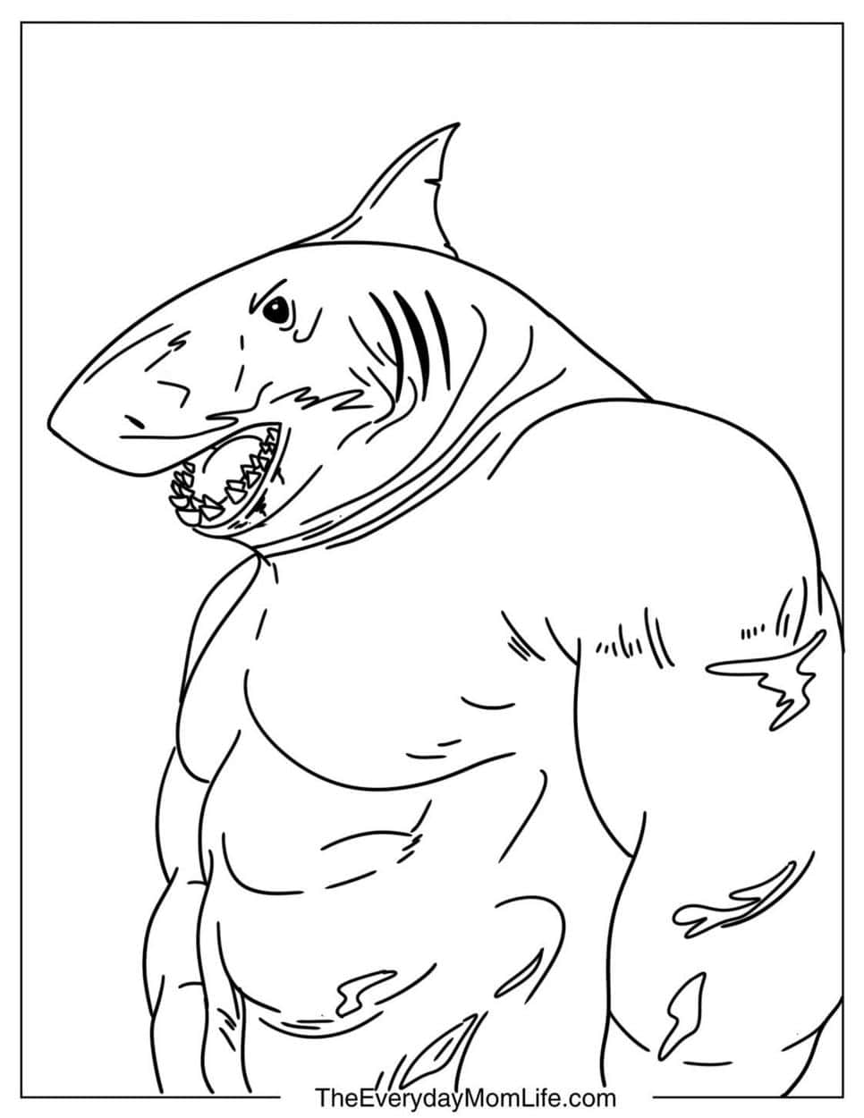 Shark Coloring Pages for Kids (Free PDF)