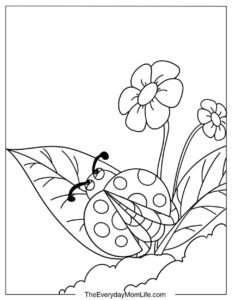 Ladybug Coloring Pages for Kids (Free PDF)