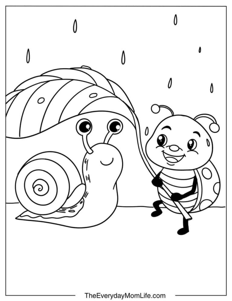 Ladybug Coloring Pages for Kids (Free PDF)