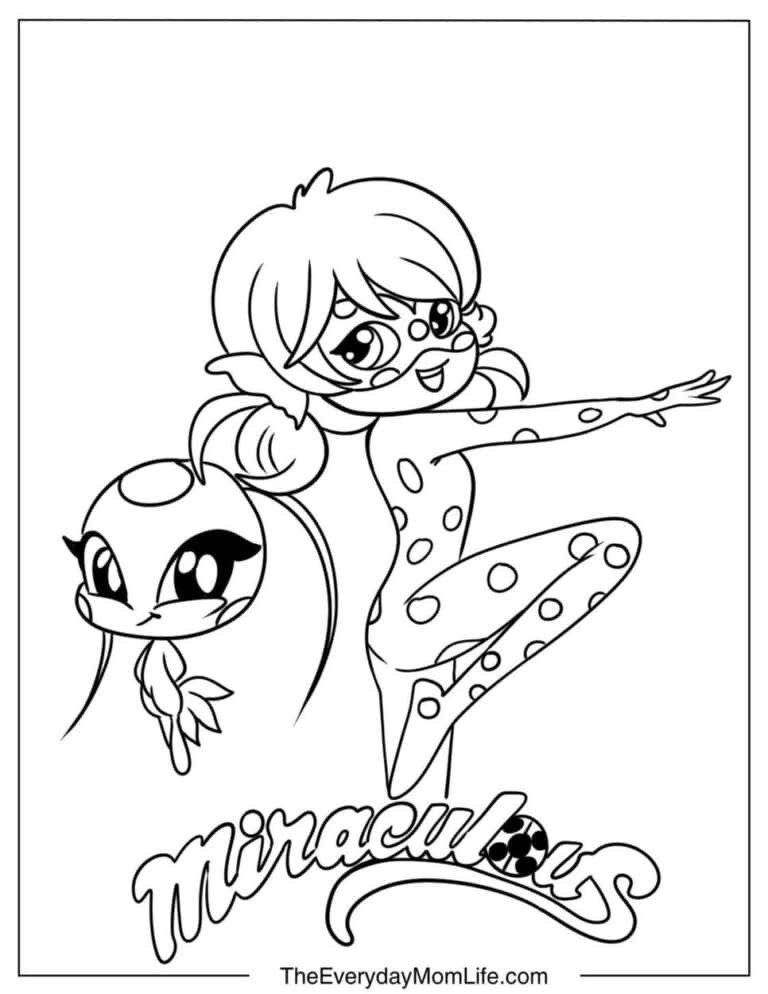 Ladybug Coloring Pages For Kids Free PDF Ladybug Coloring Pages For Kids Free PDF