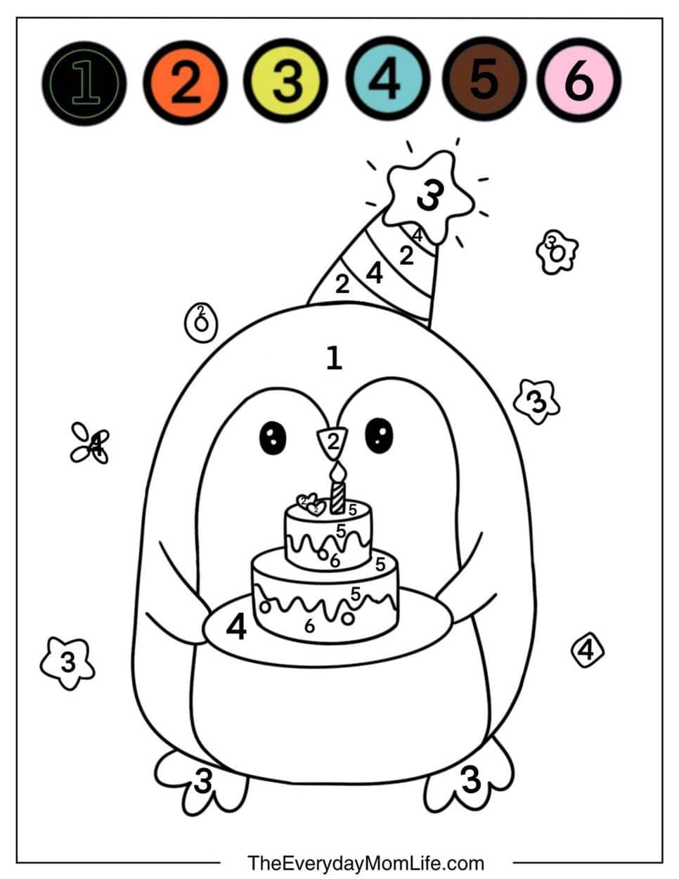 Penguin Coloring Pages For Kids (Free PDF)