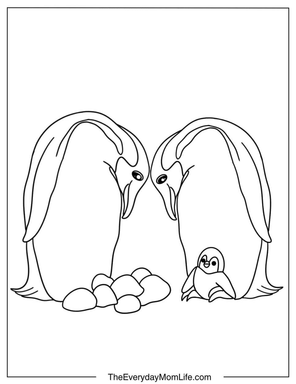 Penguin Coloring Pages For Kids (Free PDF)