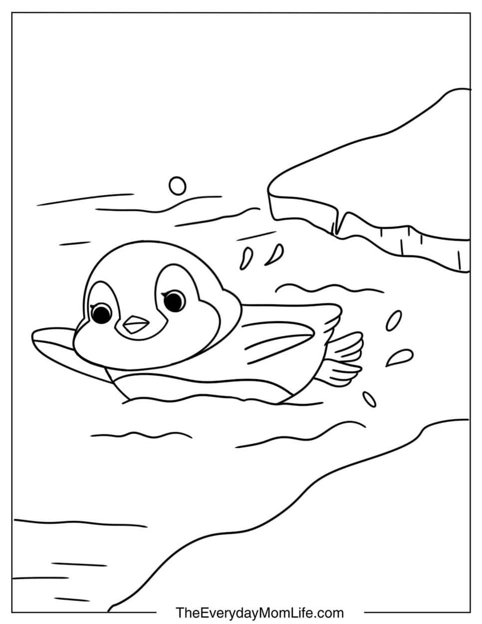 Penguin Coloring Pages For Kids (Free PDF)