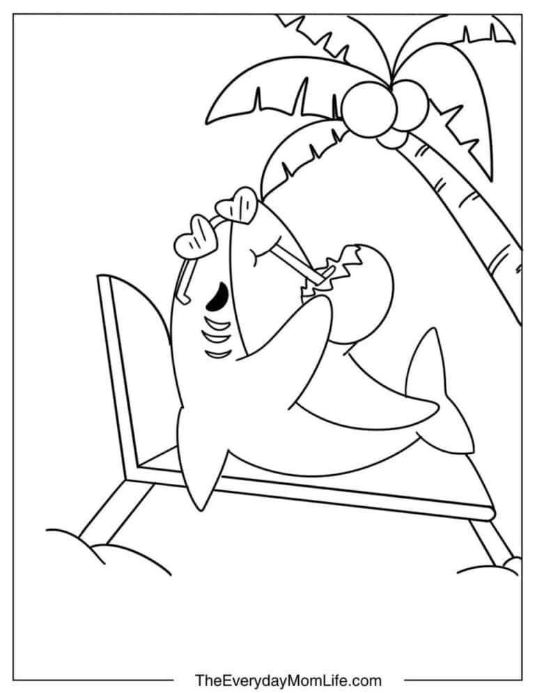 Shark Coloring Pages for Kids (Free PDF)