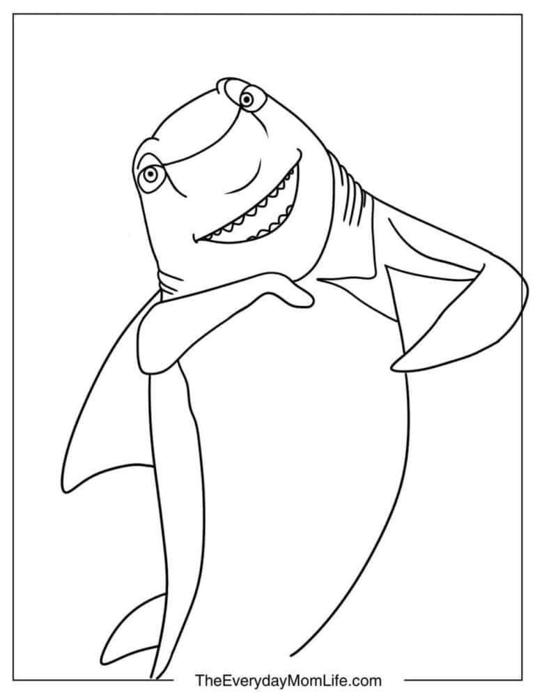 Shark Coloring Pages for Kids (Free PDF)