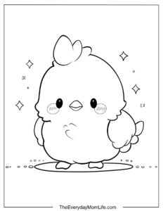 Chicken Coloring Pages for Kids (Free PDF) - The Everyday Mom Life