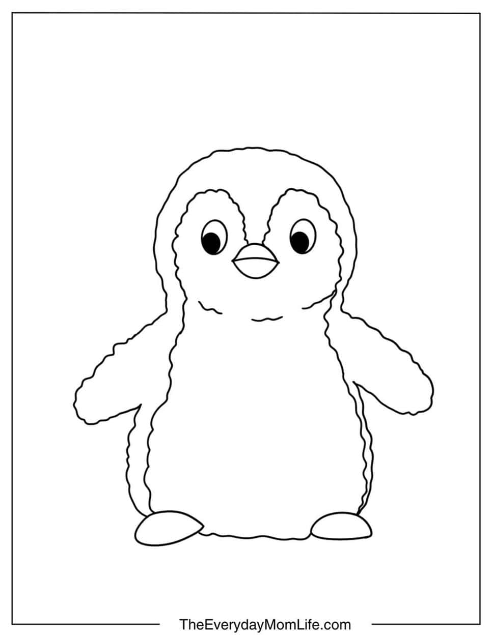 Penguin Coloring Pages For Kids (Free PDF)