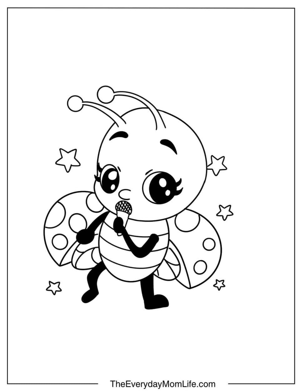 Ladybug Coloring Pages for Kids (Free PDF)