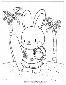 Bunny Coloring Pages for Kids (Free PDF)