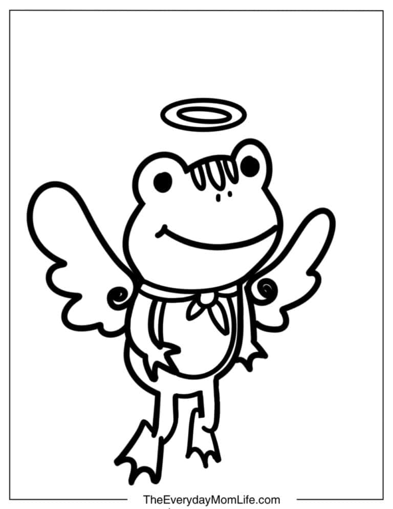 36 PDF Printable Frog Coloring Pages - The Everyday Mom Life